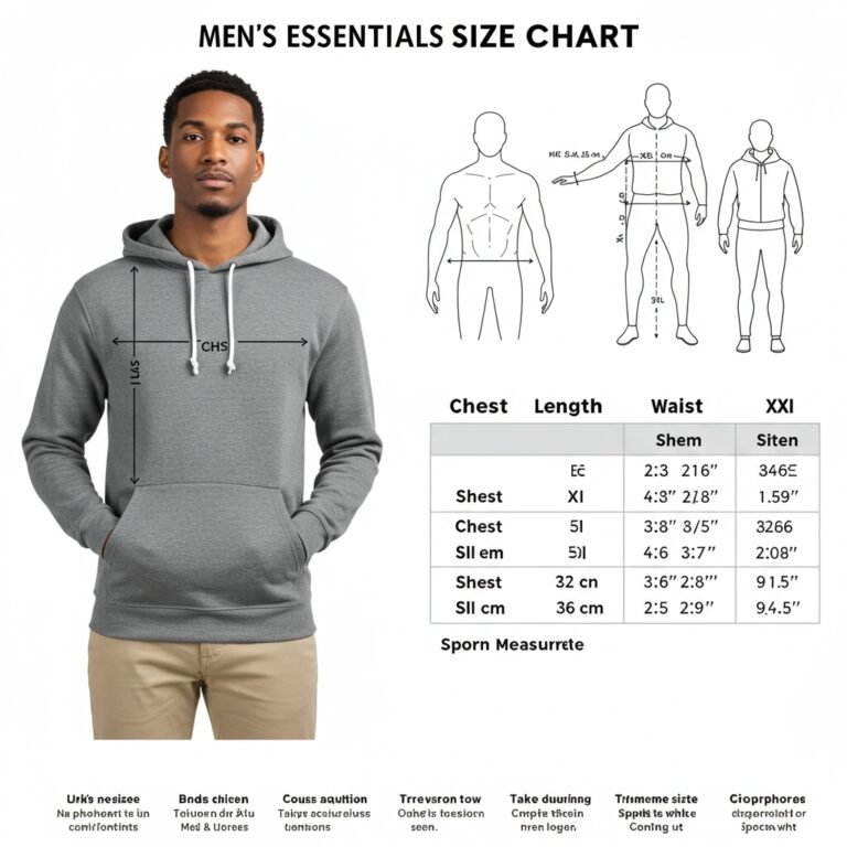 What Size Chart Should Men’s Essentials Hoodie Follow Today - IT Shifting